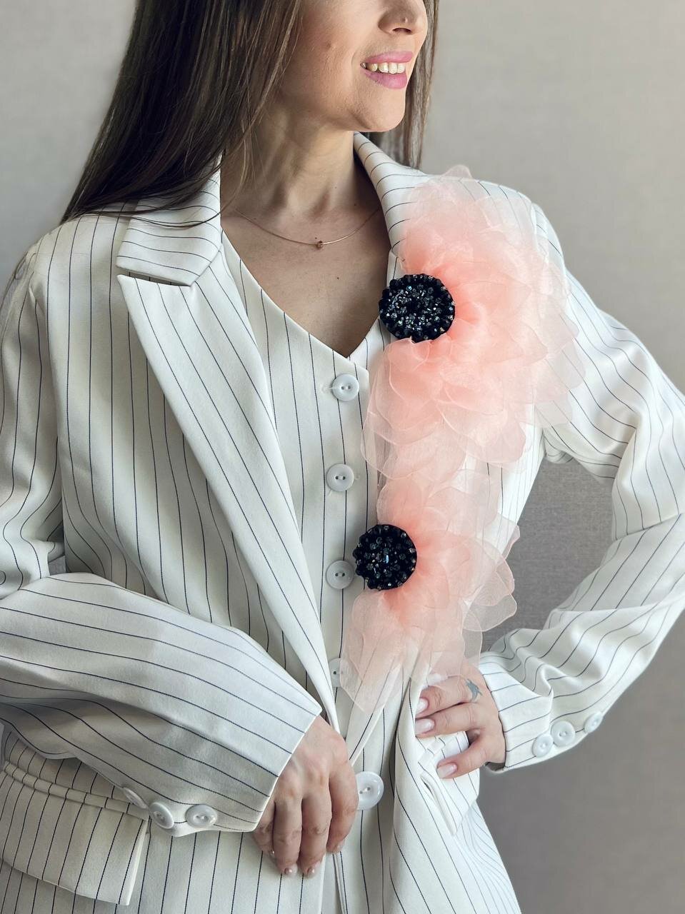 Брошь, стекло, хрусталь