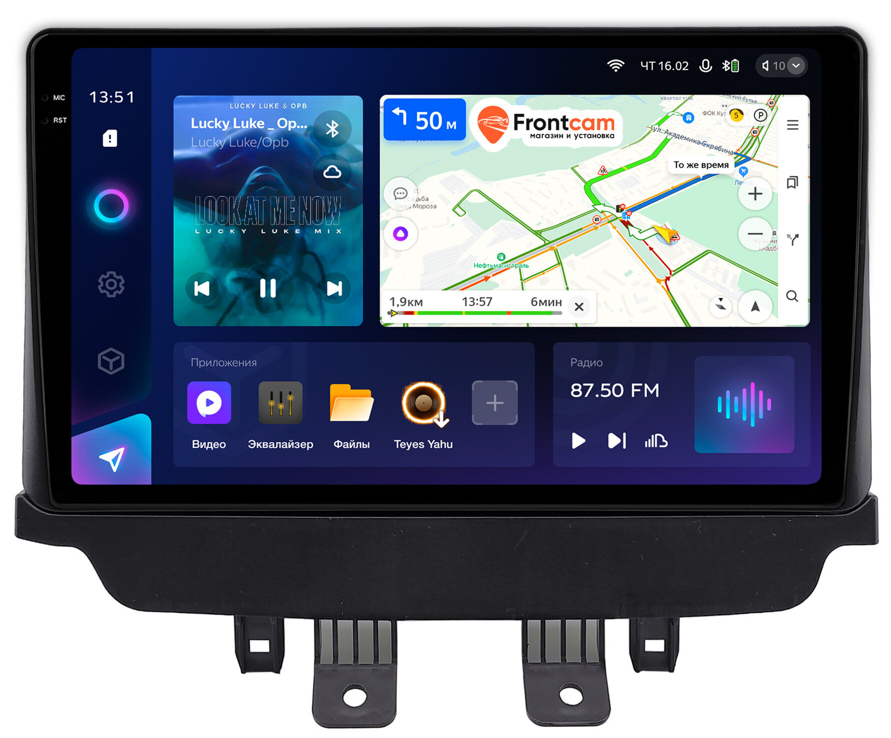 Штатная магнитола Mazda Demio 4 (DJ) 2014-2019, CX-3 2015-2026, 2 (DJ) 2014-2024 (матовая) Teyes CC3 2K 4/32 9.5" RM-9-2110 Android 10 (4G-SIM, DSP, Q