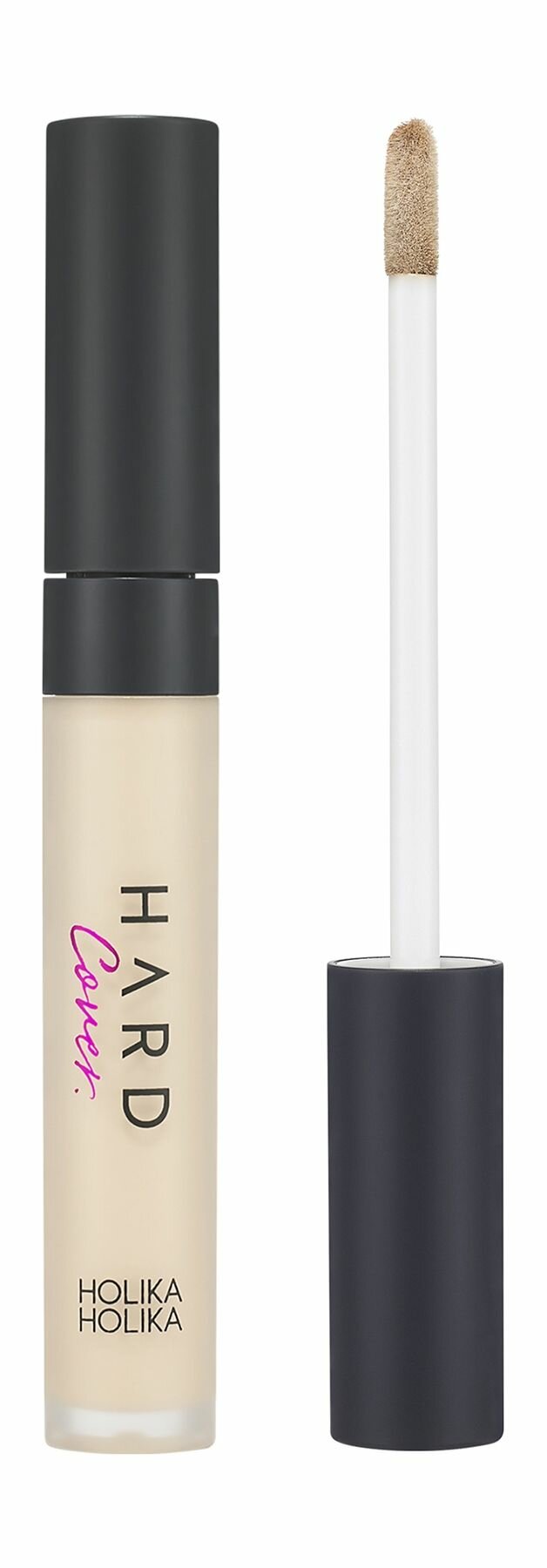 HOLIKA HOLIKA Консилер для лица Hard Cover Liquid Consealer SPF 30, PA++, 7 г, 01 Warm Ivory