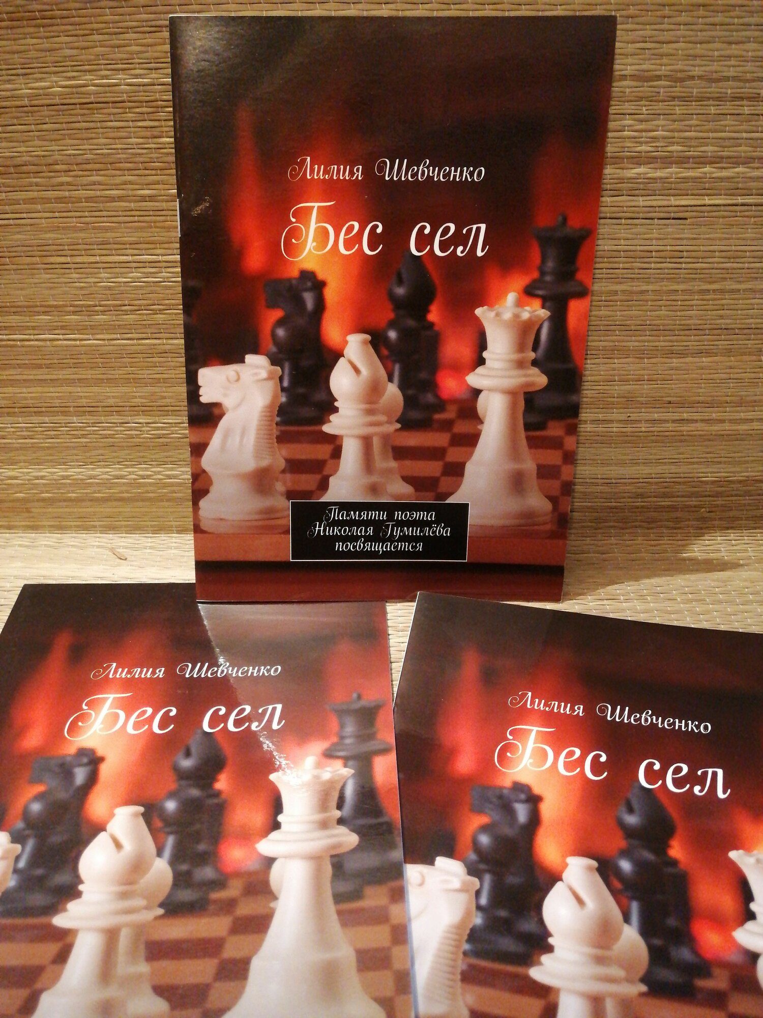"Бес сел" Памяти поэта Н. Гумилева. Лилия Шевченко книги с автографом