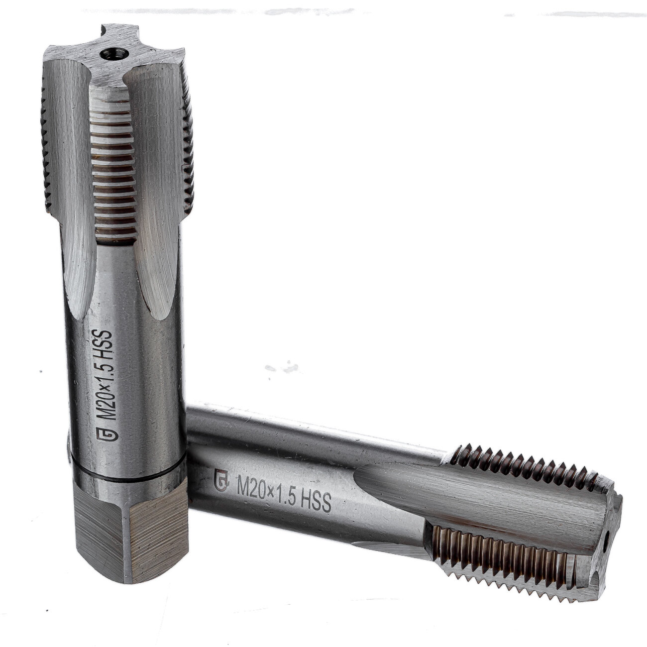 GARWIN INDUSTRIAL GM-TF200150 Метчики ручные Mf20x1.5, DIN 2181, HSS, 6H, комплект из 2 штук