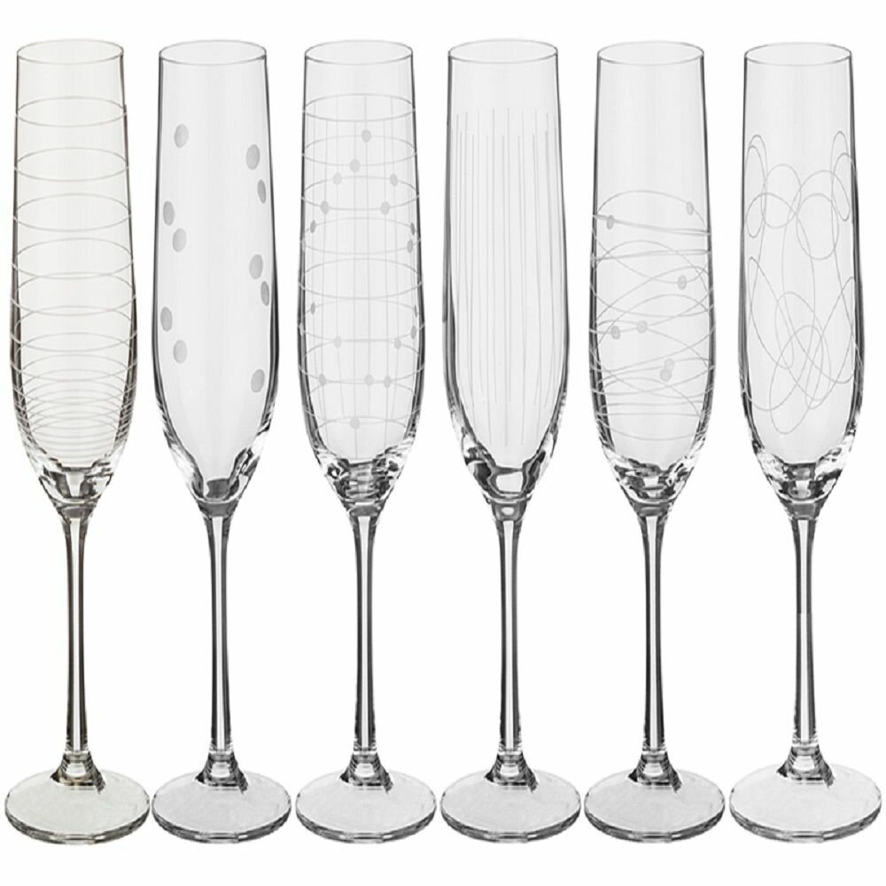 Виола Elements бокал для шампанского 190мл(6шт),"Elements"