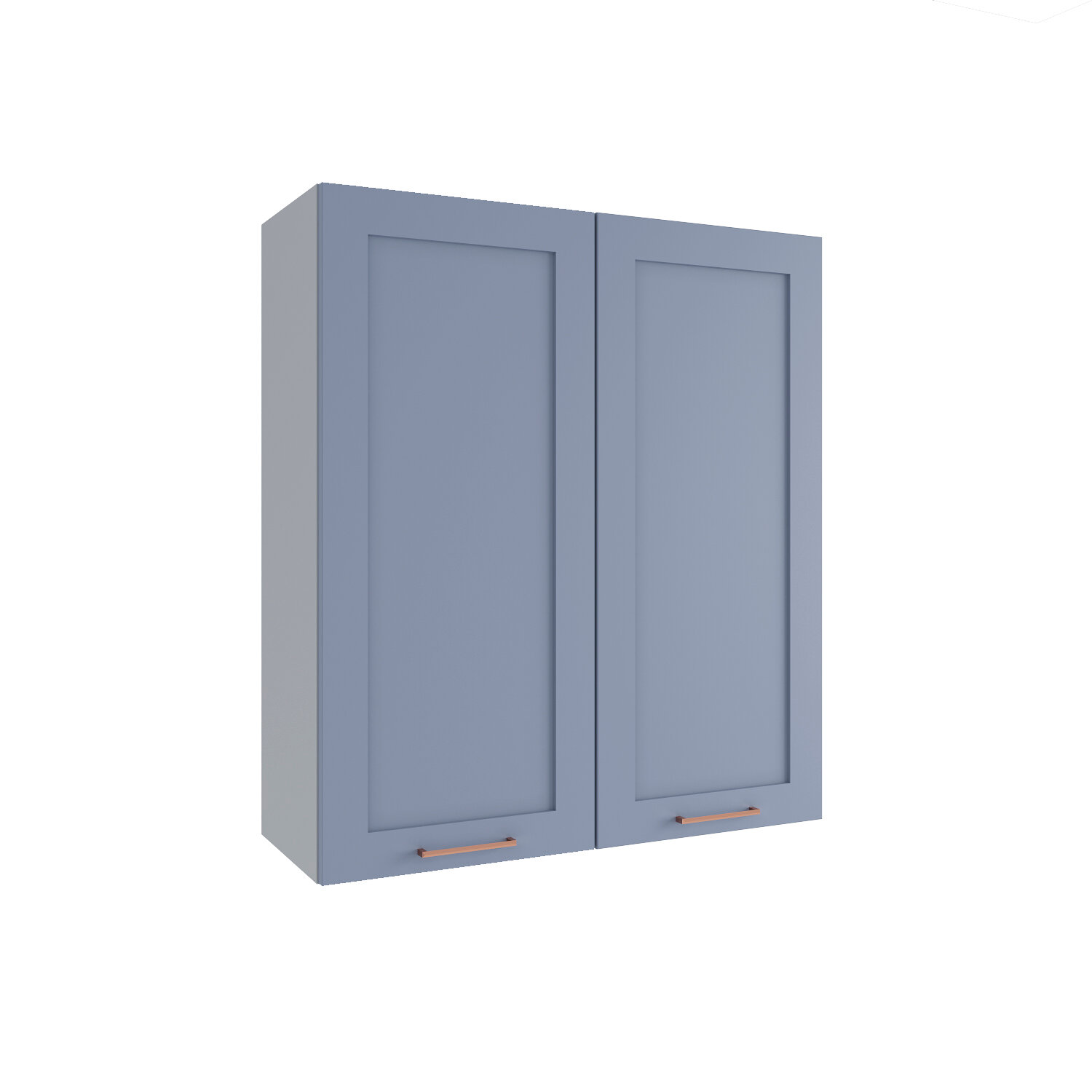 Кухонный шкаф навесной, ВП 800/2, Кухня Квадро, Серый / Лунный Свет