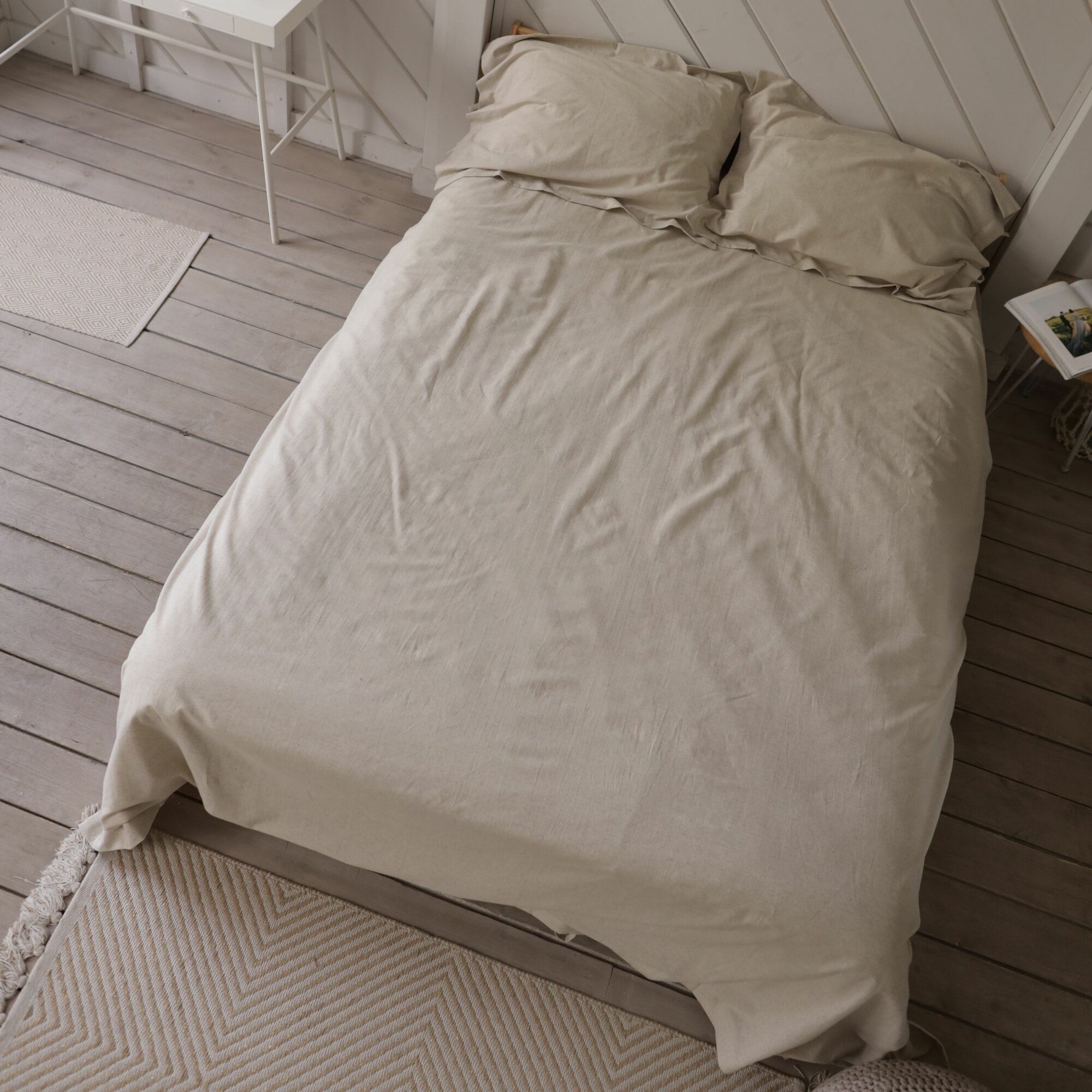 Пододеяльник Go.Love, Лен+Хлопок, Размер Евро 200x220, цвет Лен натуральный (бежевый)