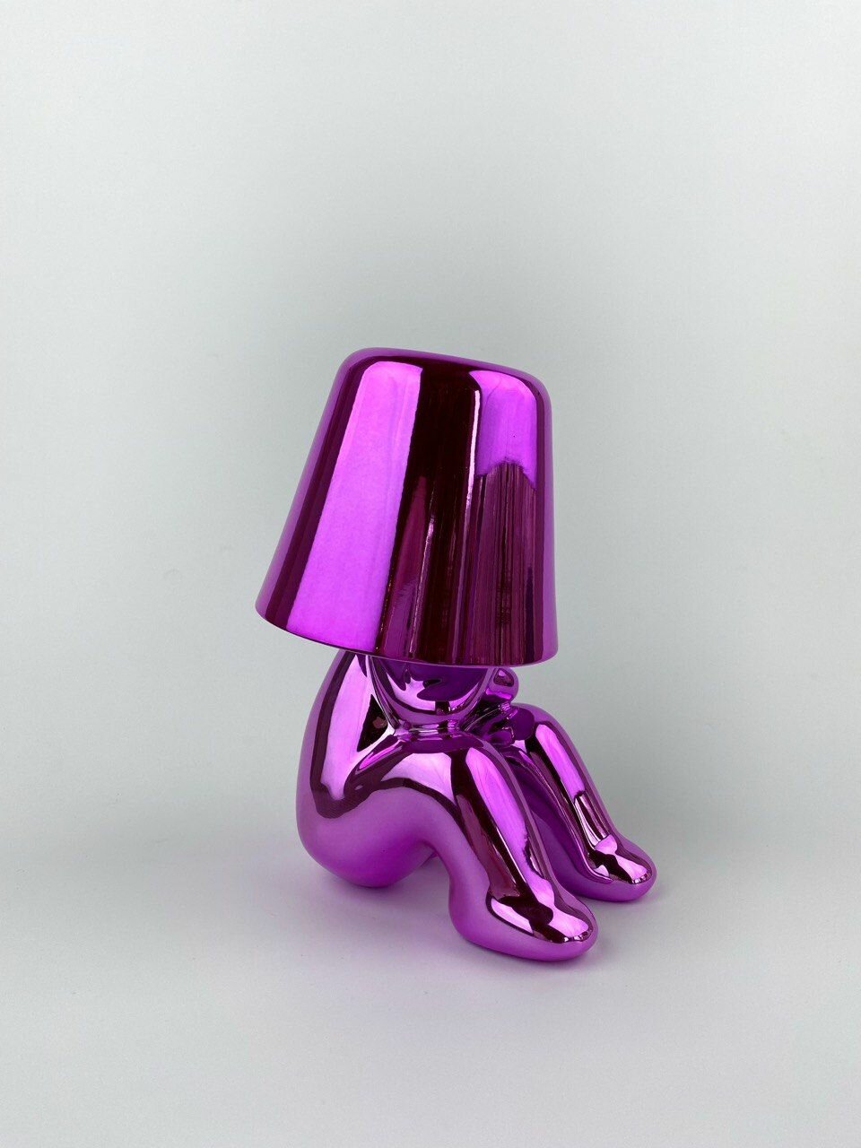 Лампа настольная сенсорная беспроводная LED 3 Вт Mr Where Ночник прикроватный розовый Blesslight