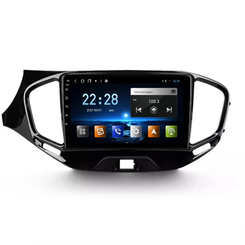 Магнитола CRS-300 M100S подходит для Lada Vesta 2015-2022 с Android 14