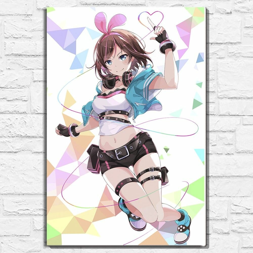 Картина по номерам на холсте Kizuna AI (Японский Идол, видеоблогер) - 15125 В 60x40