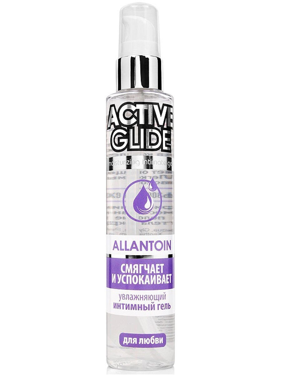 Увлажняющий гель-лубрикант "ACTIVE GLIDE" с аллантоином, смазка 100мл