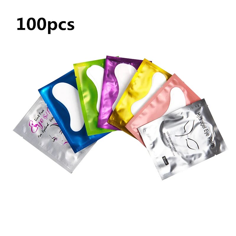 Патчи для наращивания ресниц Arison Lashes 100pcs-Mix