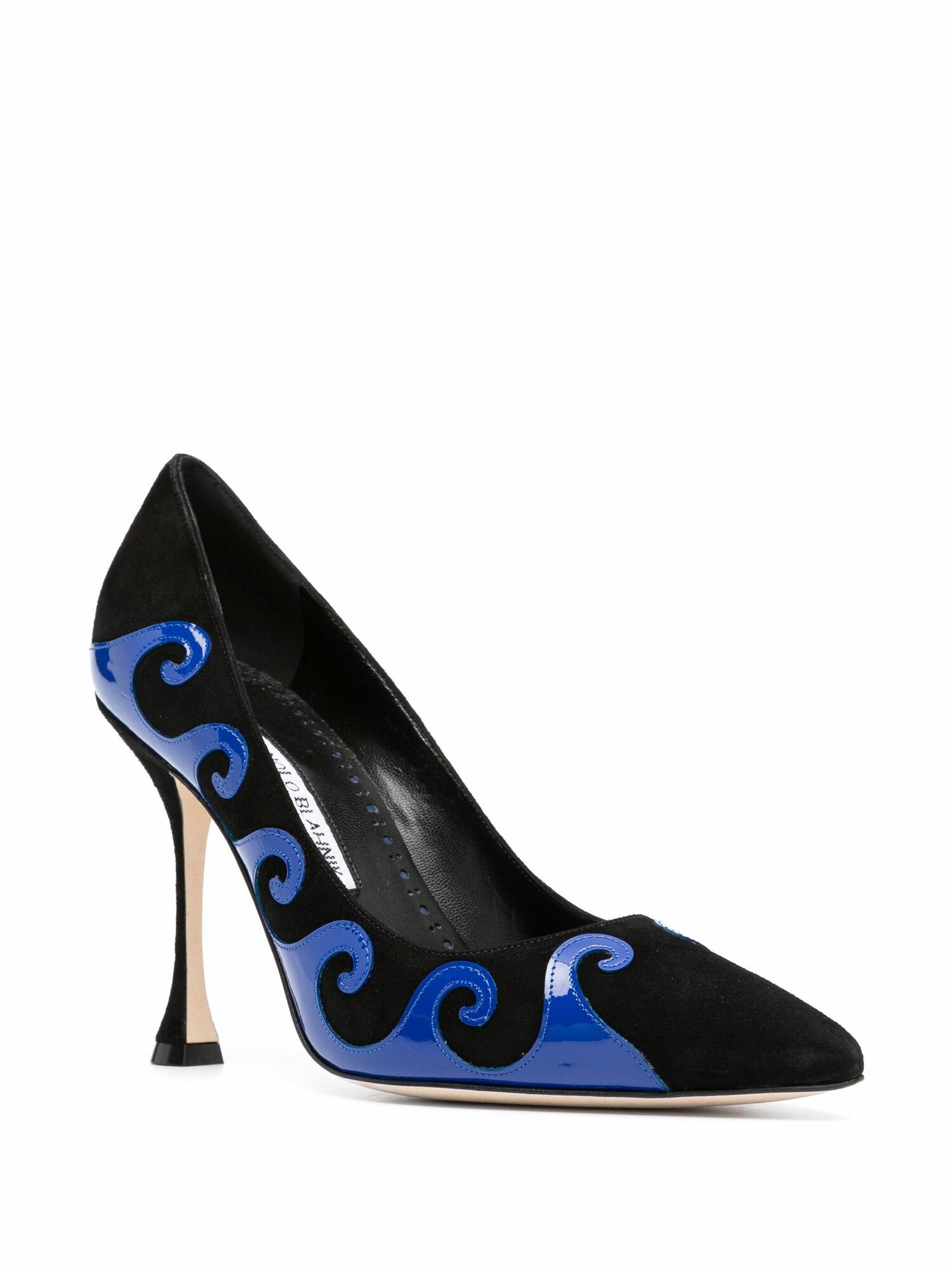 Туфли Manolo Blahnik Kasai 105, размер 36, black/black — фото 1