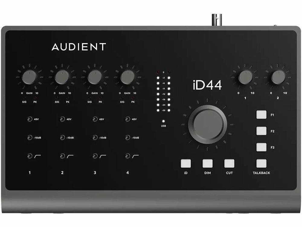 Звуковая карта аудиоинтерфейс Audient iD44 MKII, цвет черный