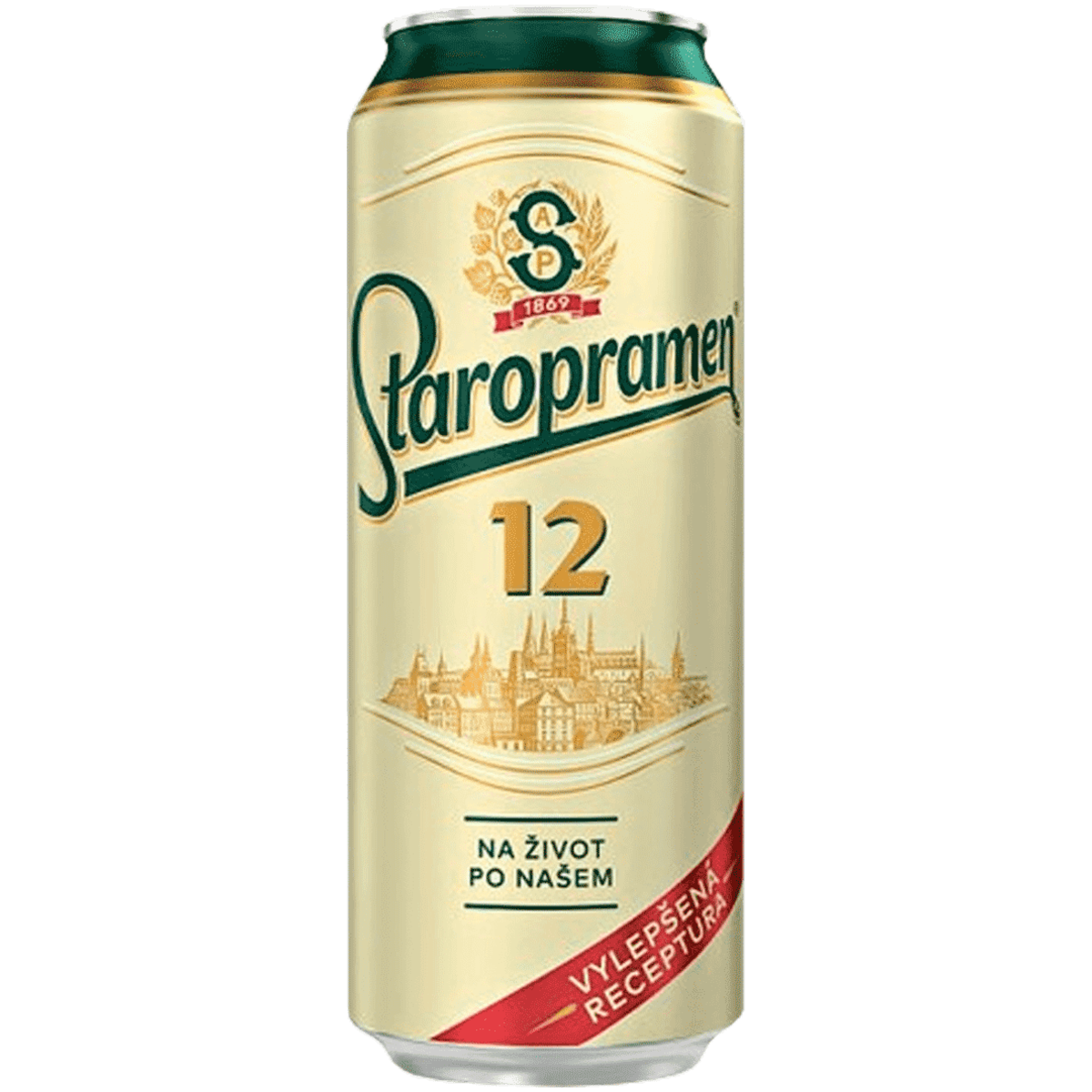 Пиво Staropramen 12 светлое 0,5 л ж/б