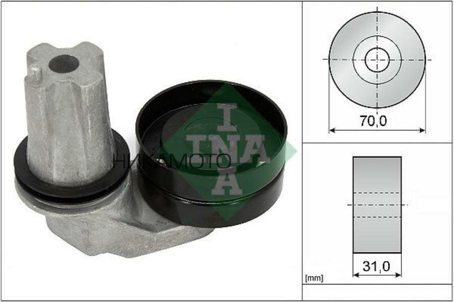 INA 534069410 Ролик поликлинового ремня Land Rover/Range Rover 2,7TD