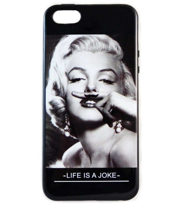 Дизайнерские накладки для iPhone 5/5S Marilyn Monroe (вид 2)