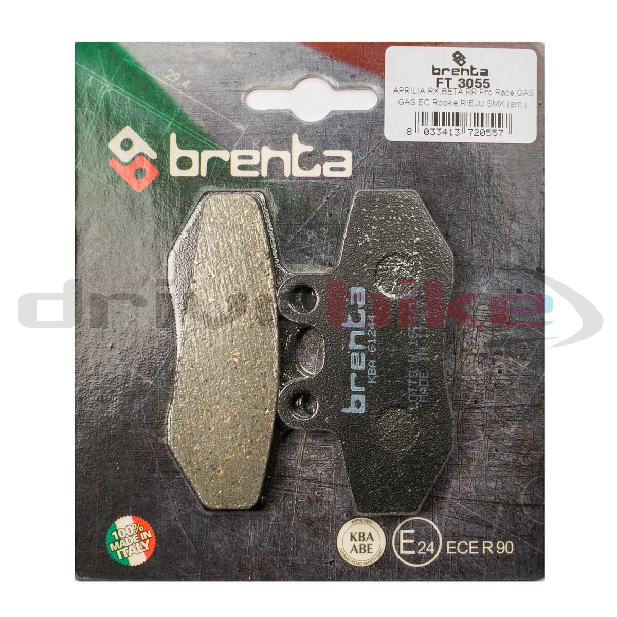 BRENTA Тормозные колодки FT 3055 Organic