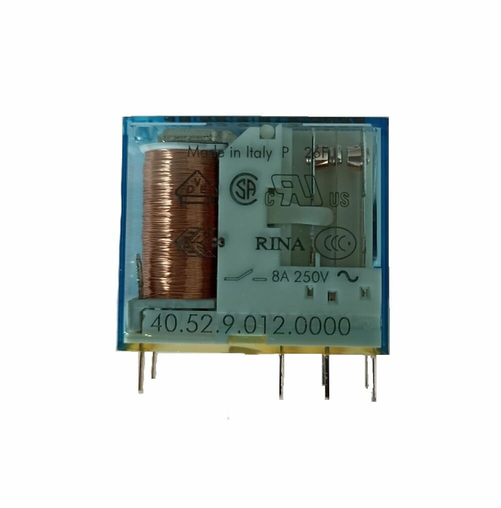 Реле Finder 40.52.9.012.0000 с 2мя перекидными контактами 12B DC