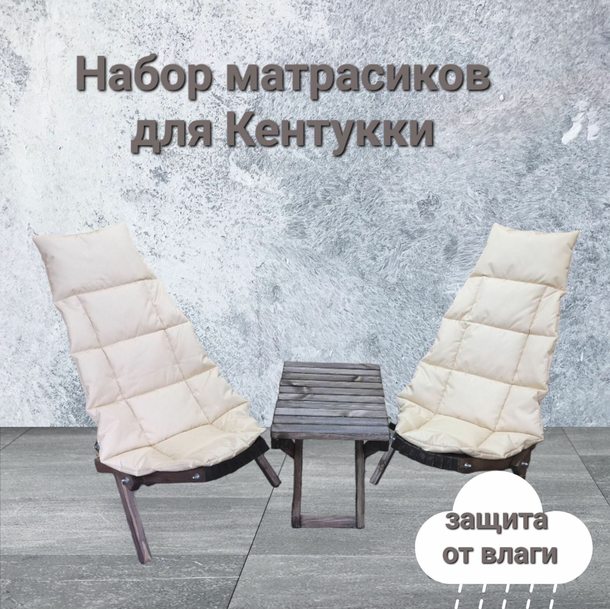 Набор матрасиков для кресла "Кентукки" .