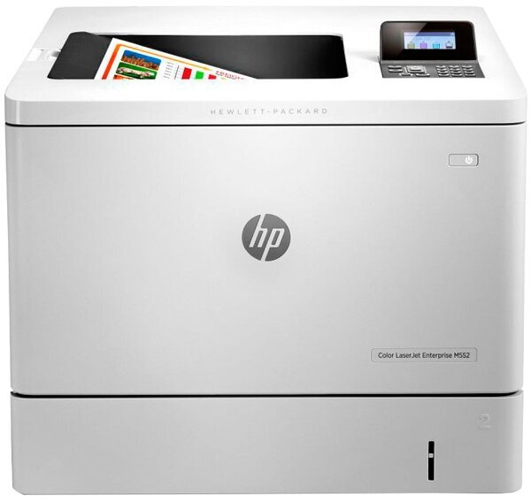 Принтер лазерный HP Color LaserJet Enterprise M552dn цветной, цвет: белый [b5l23a]