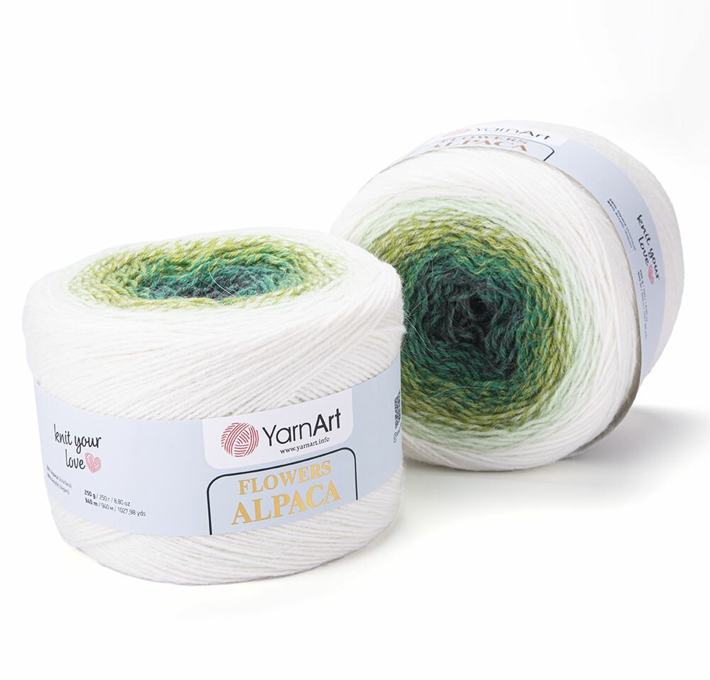 Пряжа YarnArt Flowers Alpaca (2 шт)