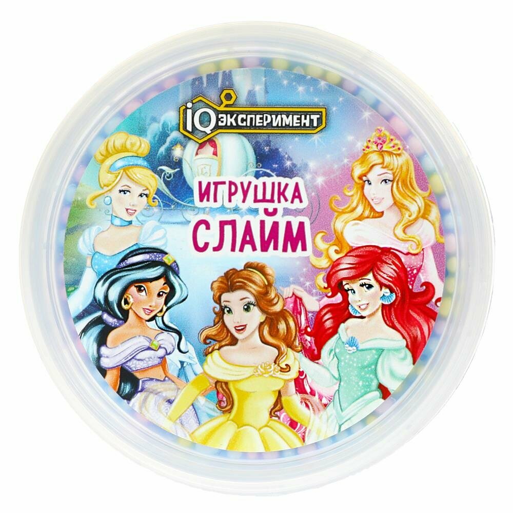 Слайм принцессы с декоративным наполнителем, 100 г. Играем Вместе IQ-SD-DP-RU