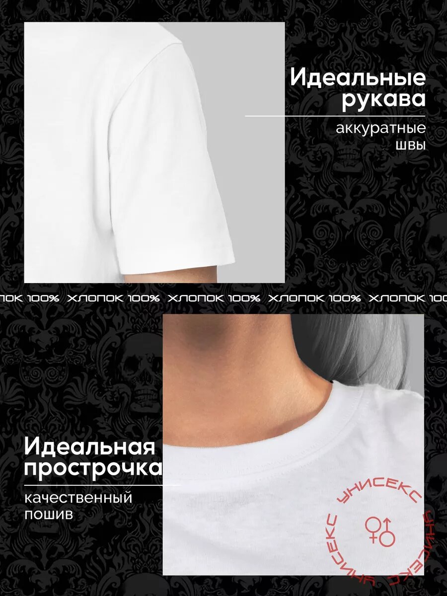 Футболка CUSTOMLAB, размер M, белый — фото 1