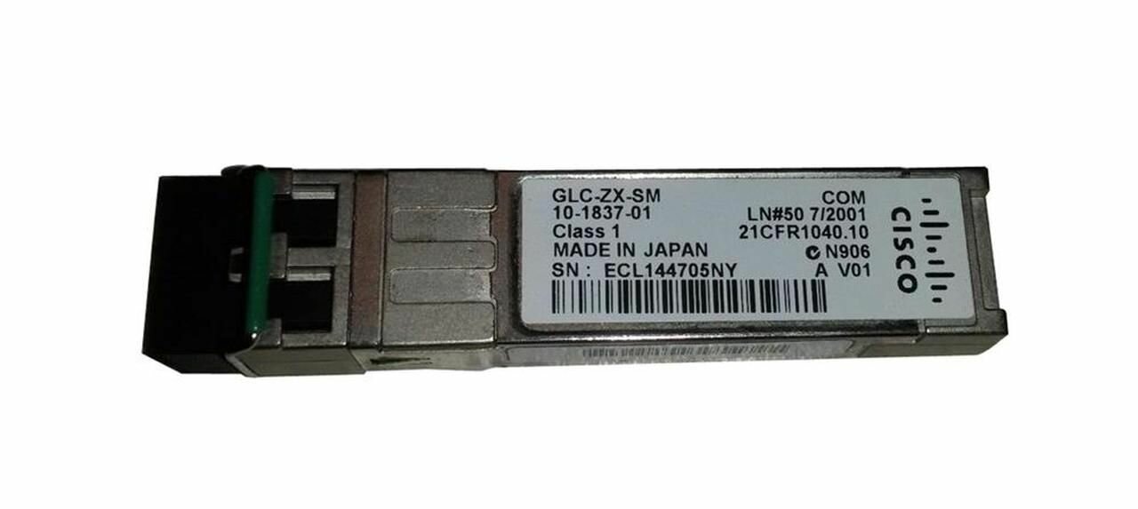Трансивер Cisco 1000BASE-ZX SFP Transceiver Module Original 10-1837-01