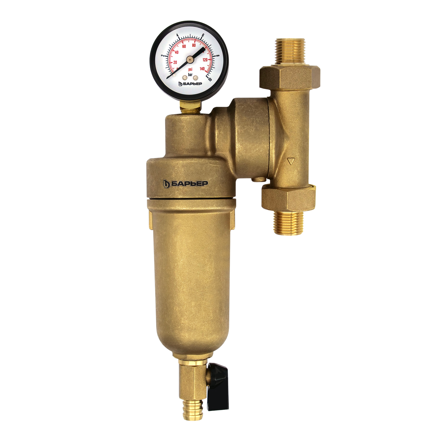 Сетчатый фильтр Барьер Протект универсальный, 1/2" для г/в