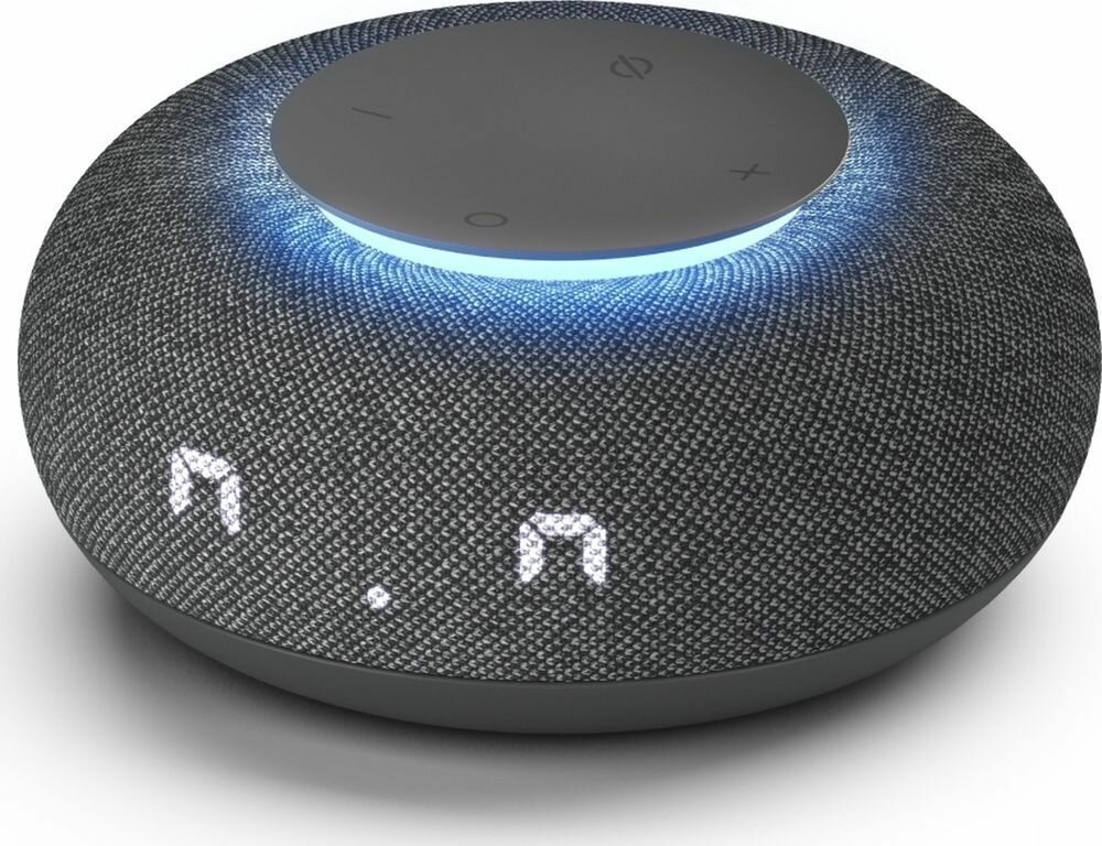 Умная колонка Капсула Мини c голосовым помощником Марусей от VK черная (MRC02BK)