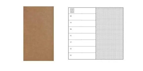 LEAF TRAVELER блокнот для путешественников 2 шт. Weekly