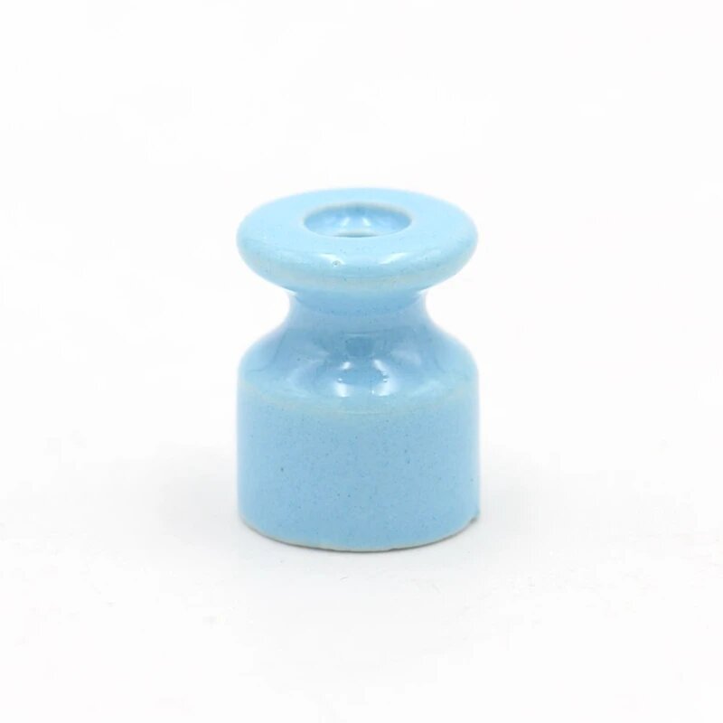 Керамические изоляторы для кабеля TCDZ01 100Pieces, with Zinc Screw, Blue