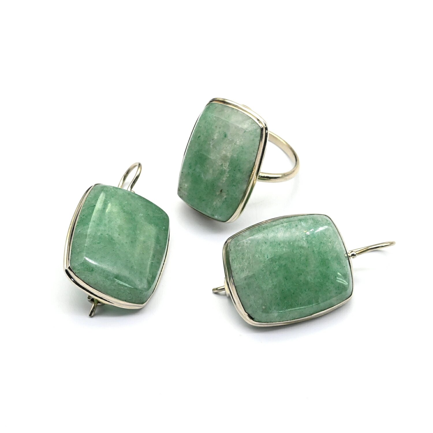 Комплект бижутерии, флюорит