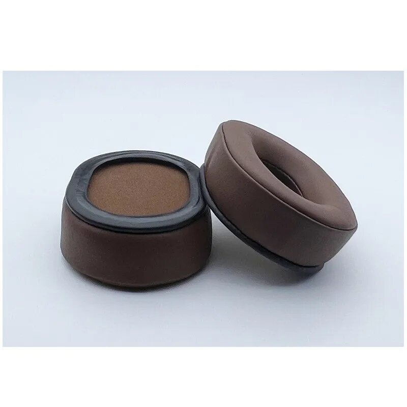 Амбушюры для наушников Protein Leather PU черные белые Коричневый, 100X85MM, коричневый