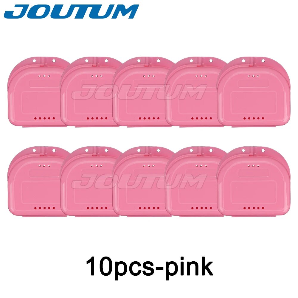 Коробки для зубных протезов JOUTUM, розовый, 10 шт