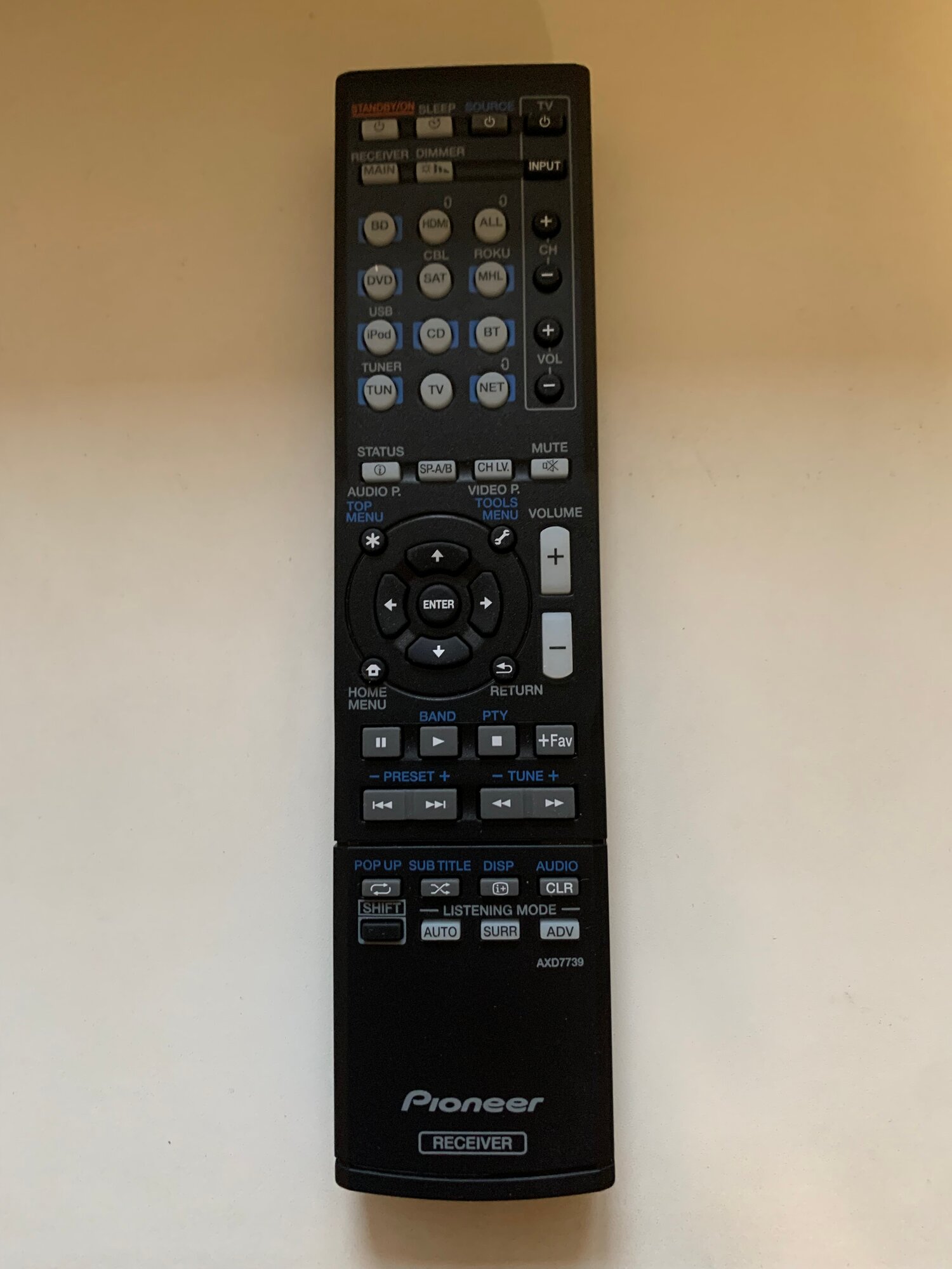 Пульт д/у Pioneer AXD7739, оригинальный, для ресиверов Pioneer