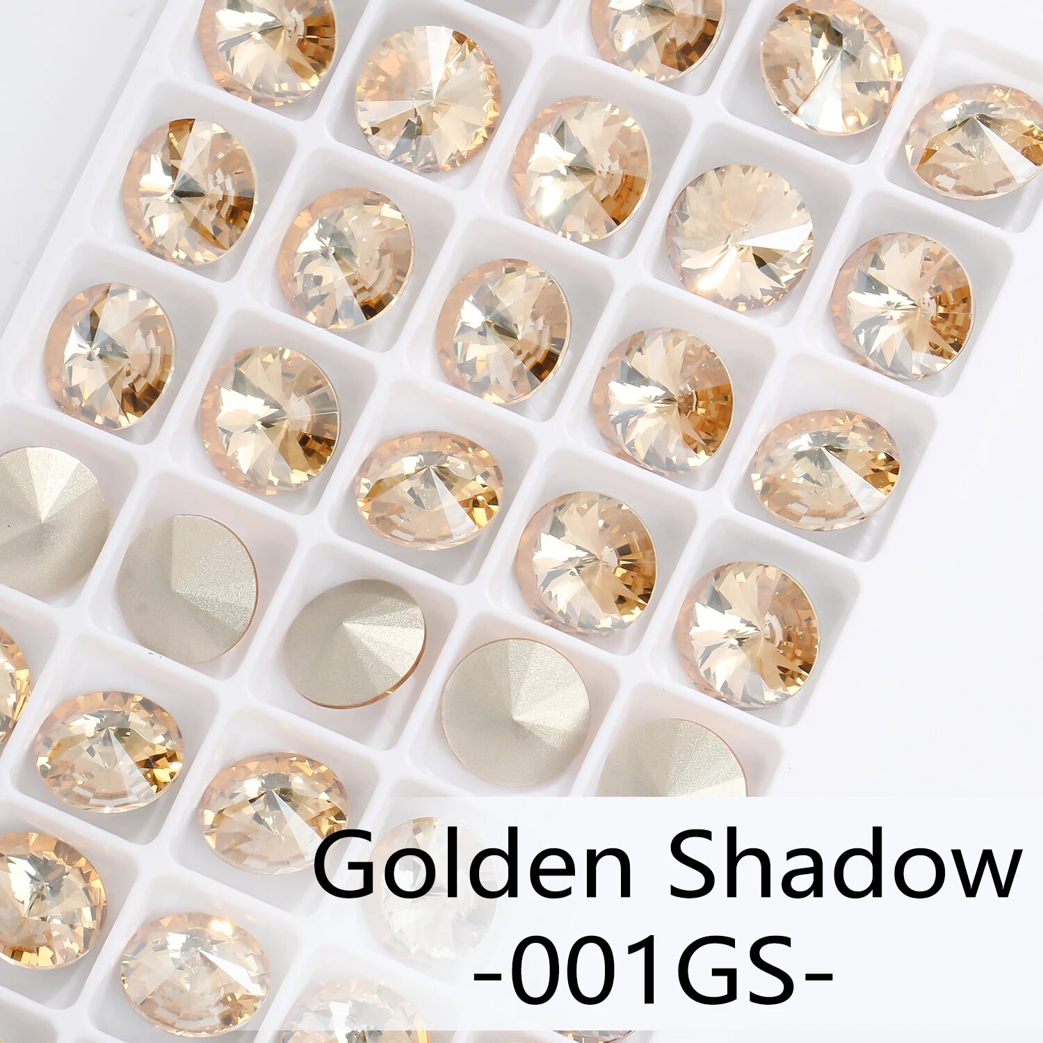 Стразы Golden Shadow 14 мм