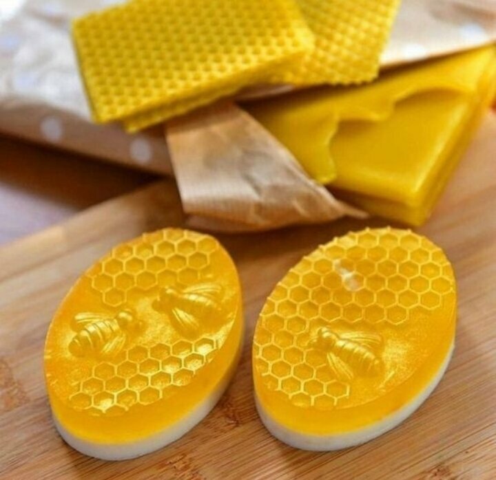Натуральное мыло с мёдом и молоком глицериновое
