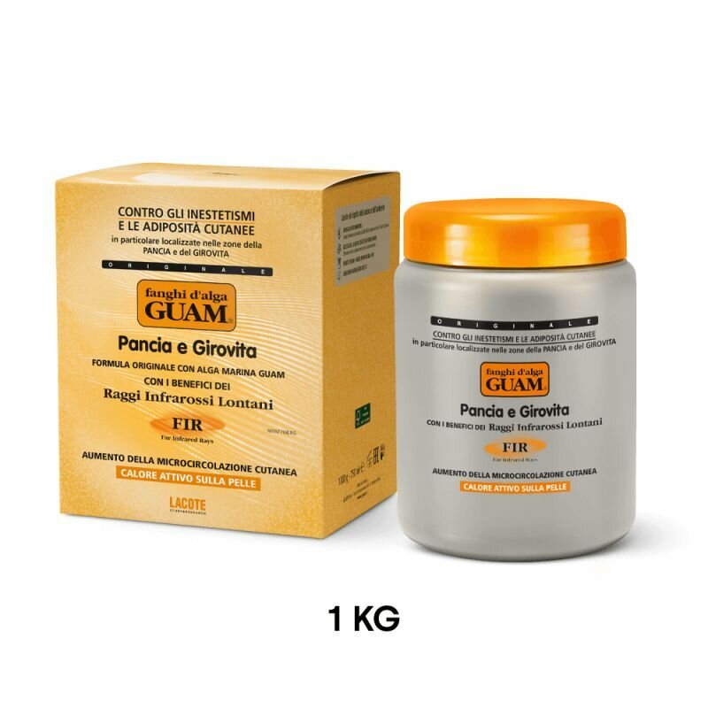 Маска моделирующая для живота и талии с микрокристаллами Турмалина, 1000 г