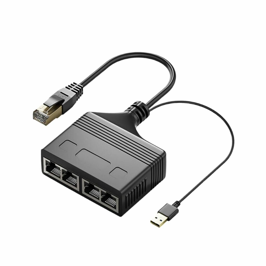RJ45 Разветвитель Ethernet 1 в 2/3/4