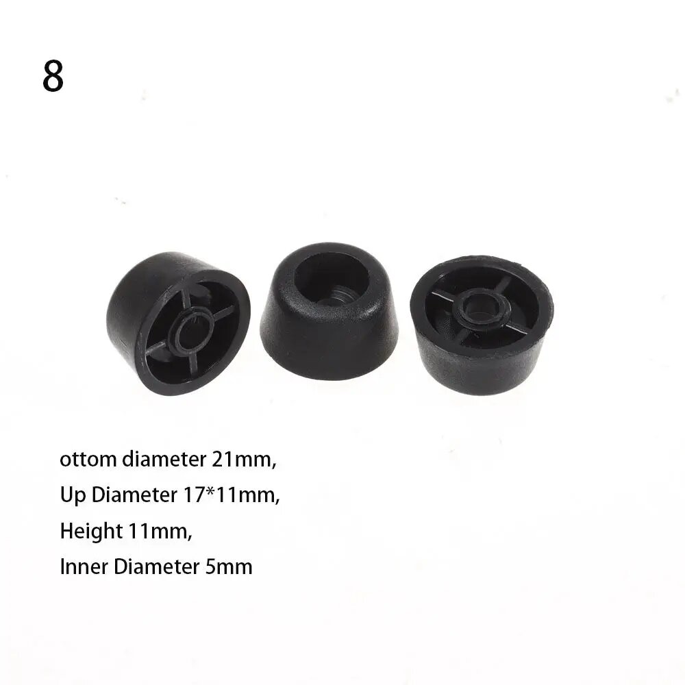 10 шт, черные аксессуары для сумок для рукоделия «сделай сам», подставка для чемодана, ножки, подушечки для ног, пластиковая сумка с заклепками, замена 8
