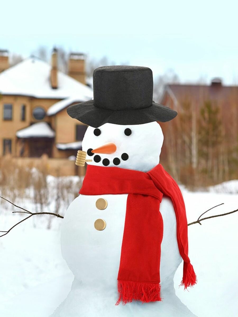 Набор для лепки снеговика / Новогодний декор / Подарок для детей