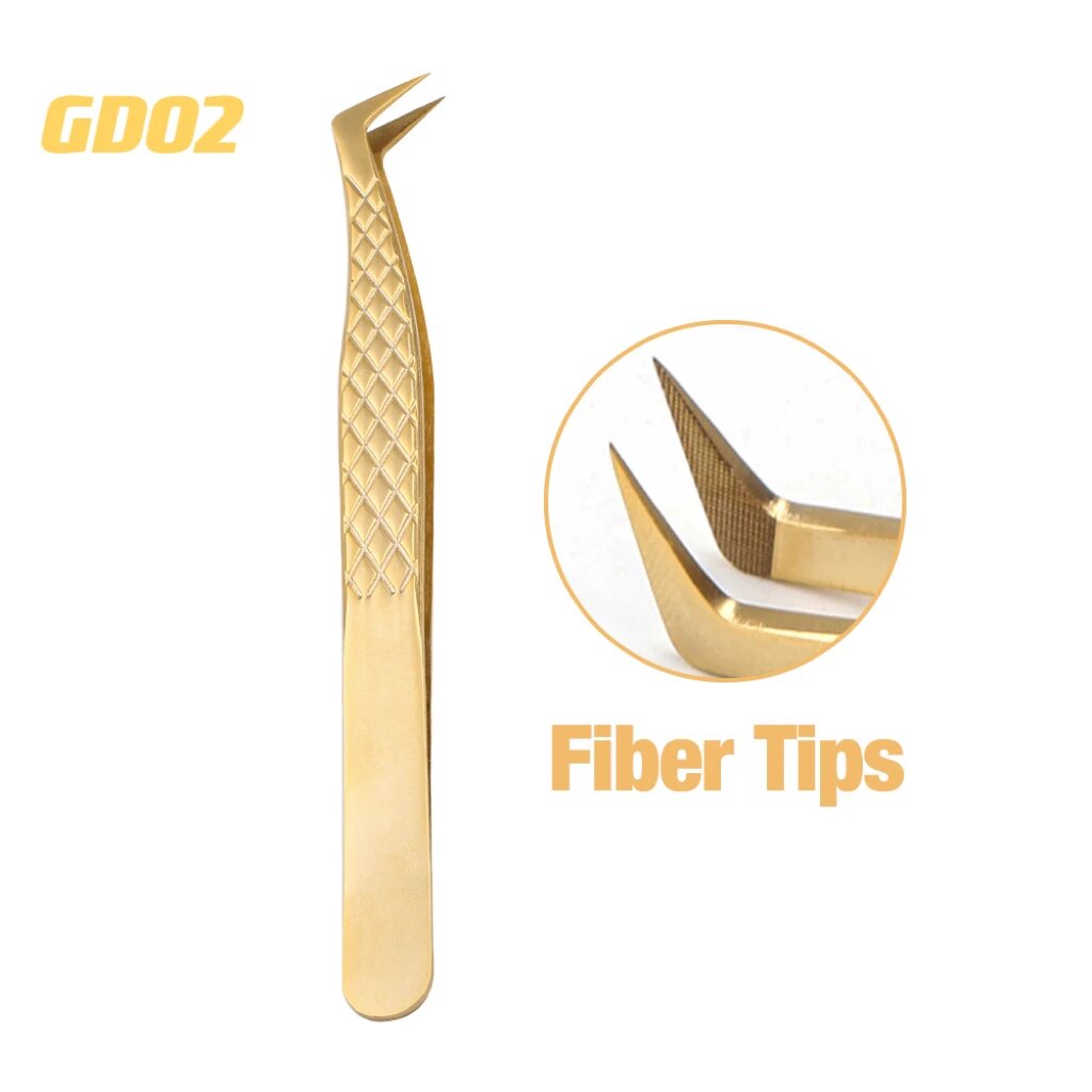 Пинцет для наращивания ресниц GD-02