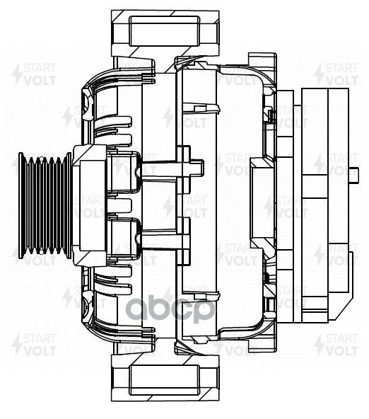 Генератор MERCEDES-BENZ M W163 (98-) 3.2I/E W210 (97-) 2.4I 120A STARTVOLT арт. LG1520