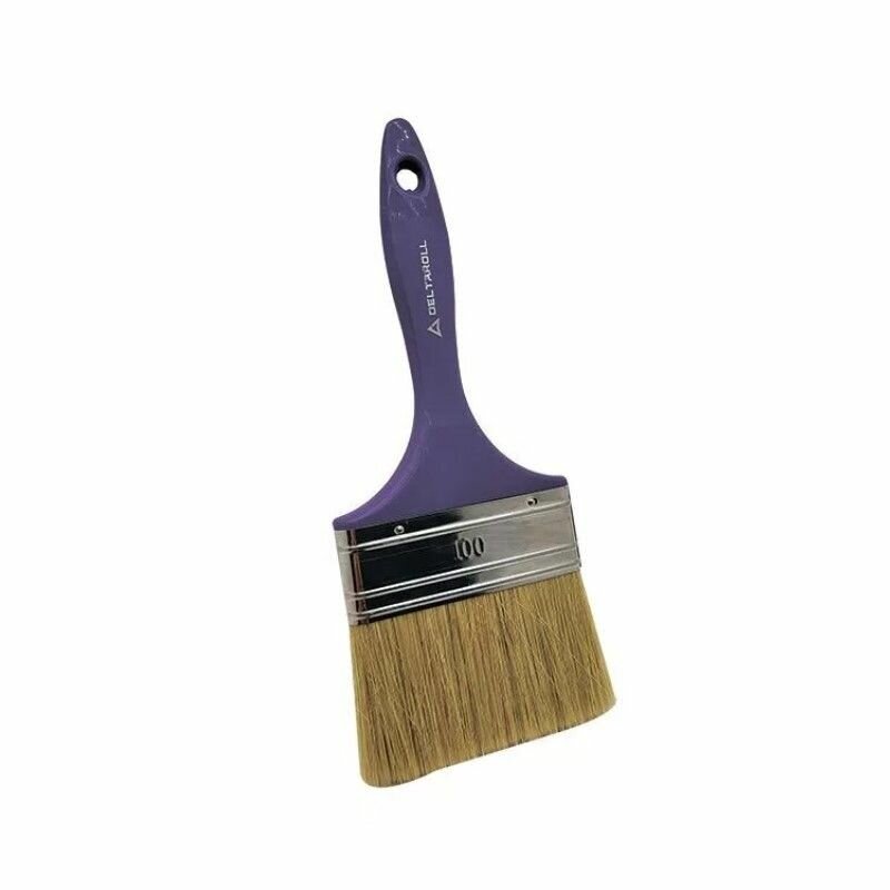 Кисть из смешанной щетины Deltaroll 12599 пластиковая фиолетовая ручка (100мм)