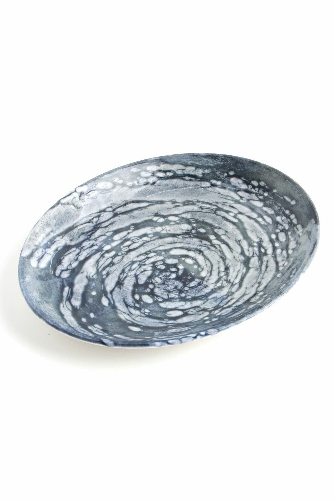 Тарелка фарфоровая "Vortex" овальная L-26см