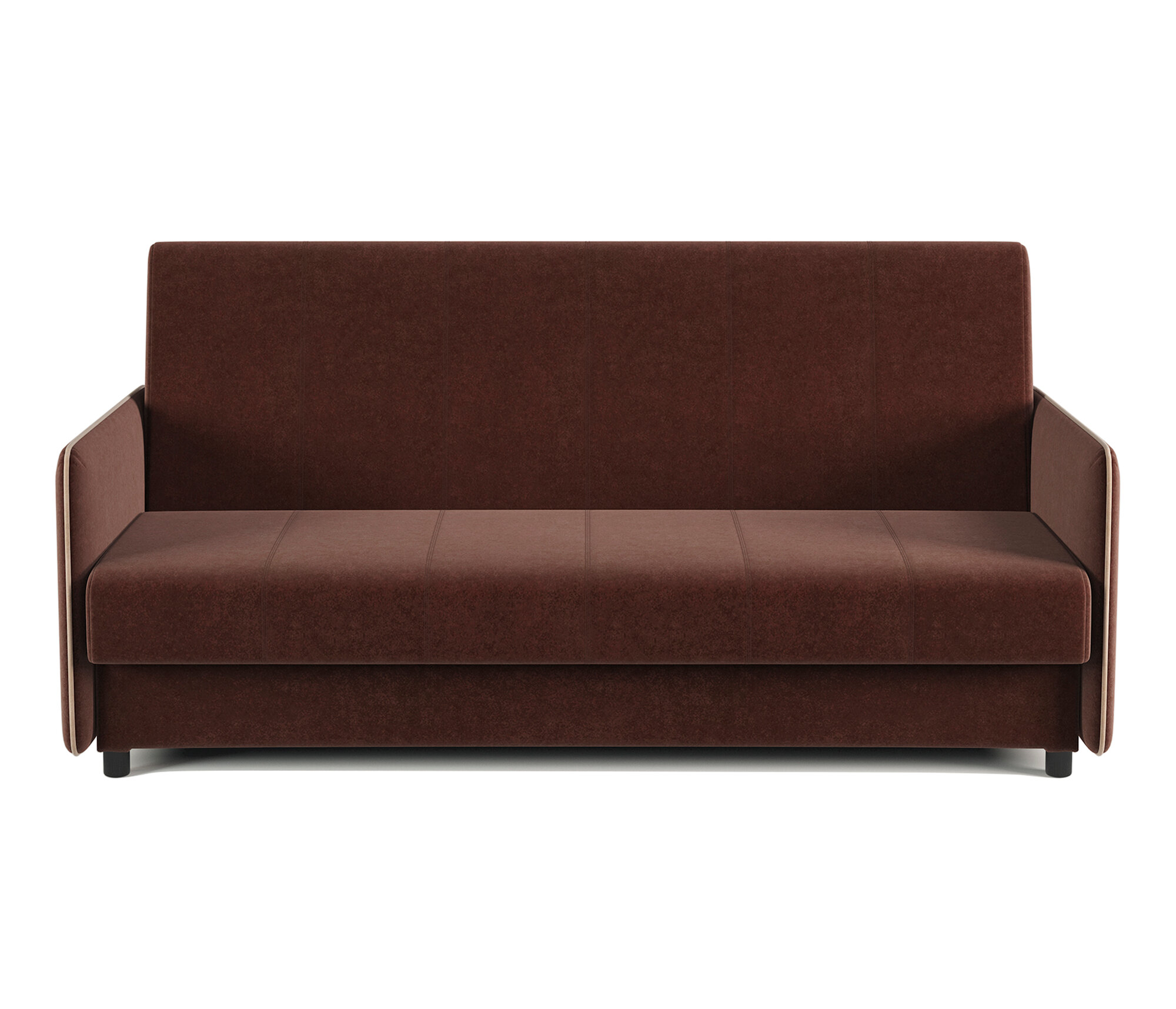 Диван-кровать книжка Стиль 140 велюр Дрим шоколад