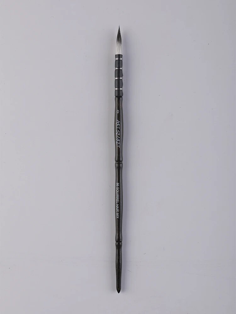 Artsecret кисть для акварели 86R белка смешанная бамбуковая ручка size0 1pcs
