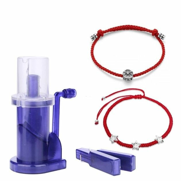 Машинка для вязания шнура. Устройство для плетения шнура