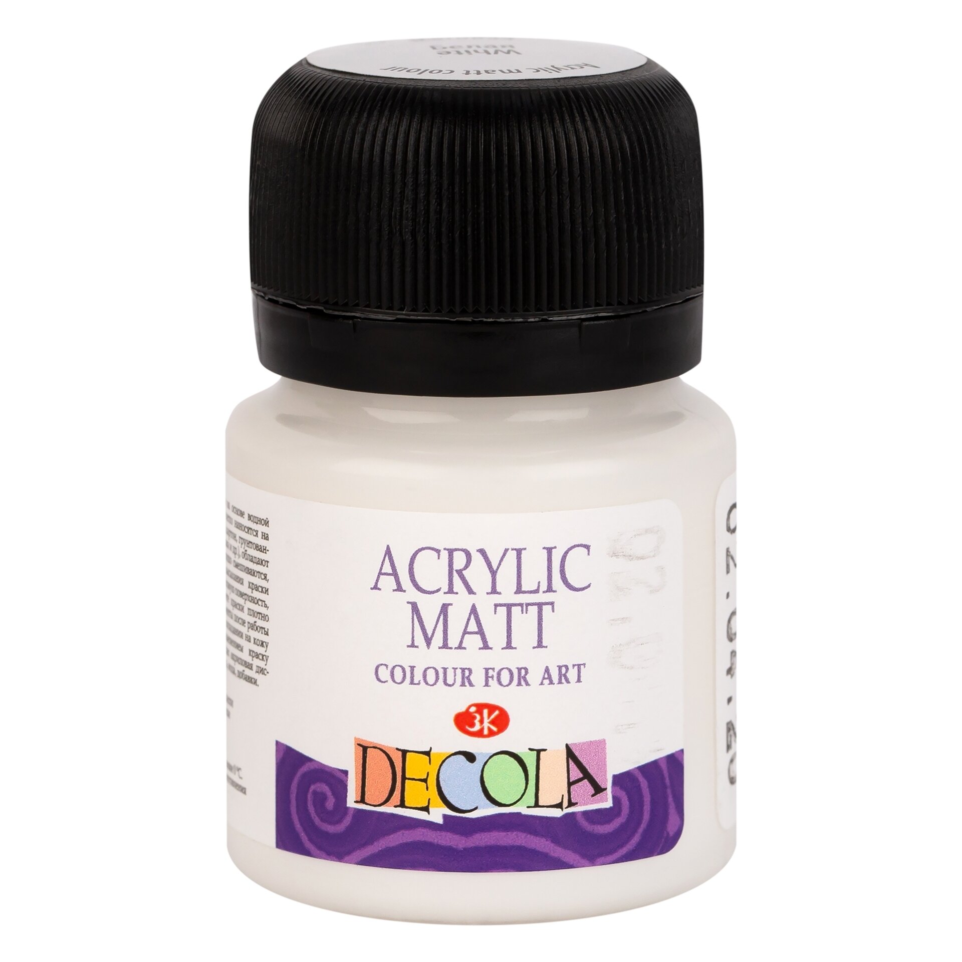 Акрил DECOLA матовый 20мл Белая
