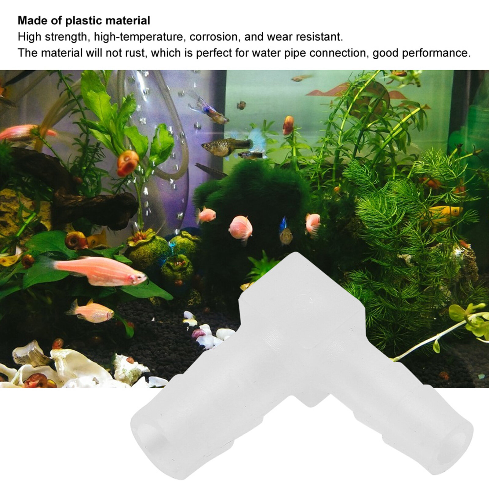 20 шт, 90-градусный колено для аквариума, воздушный насос, адаптер для трубы, фитинги для шланга для аквариума, разъем