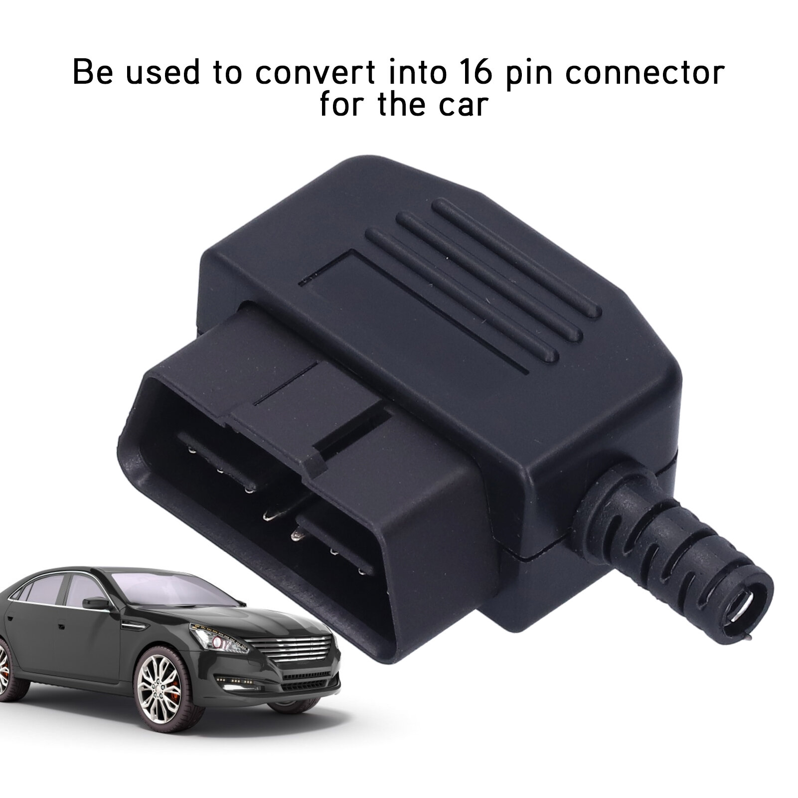 Авто OBD2 16-контактный разъем для подключения диагностического инструмента, универсальный адаптер для большинства автомобилей 24 В